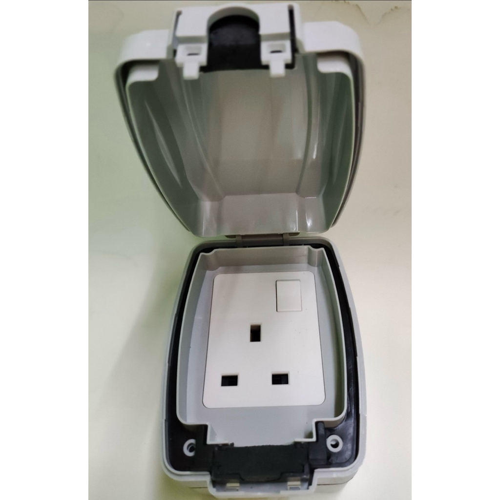 Weatherproof 13A Switch Socket Plug IP66 Waterproof Outdoor / IP66 ...