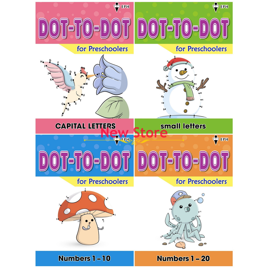 [NEWSTORE]EPH🌺DOT-to-DOT for Preschoolers ~ CAPITAL LETTERS/small ...