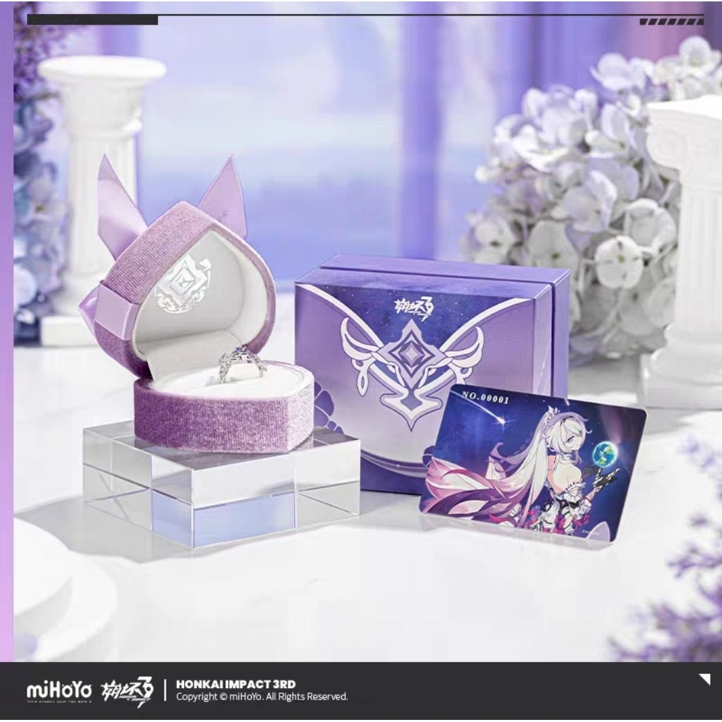 Mihoyo Honkai impact 3 elysia kiana herrscher of finality ring wedding ...