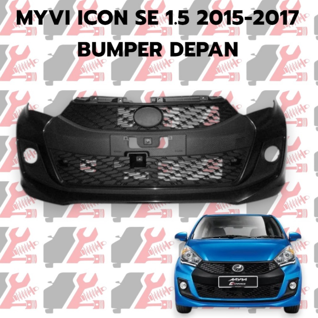 PERODUA MYVI ICON FRONT BUMPER 2015 2016 2017 MYVI ICON FL 1.5 BUMPER ...