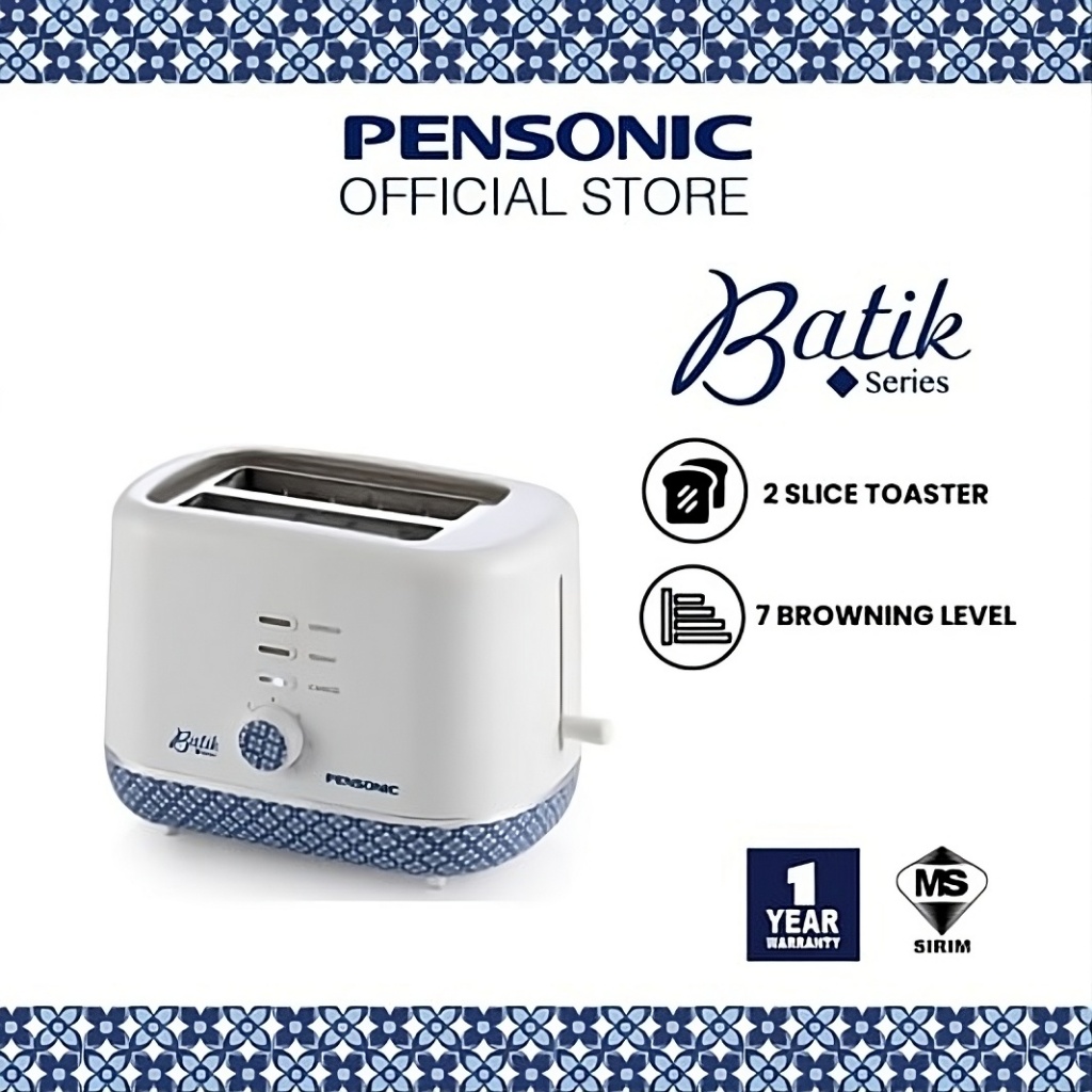 [ NEW ] Pensonic Batik Series Toaster | Pembakar Roti Siri Batik | PT ...