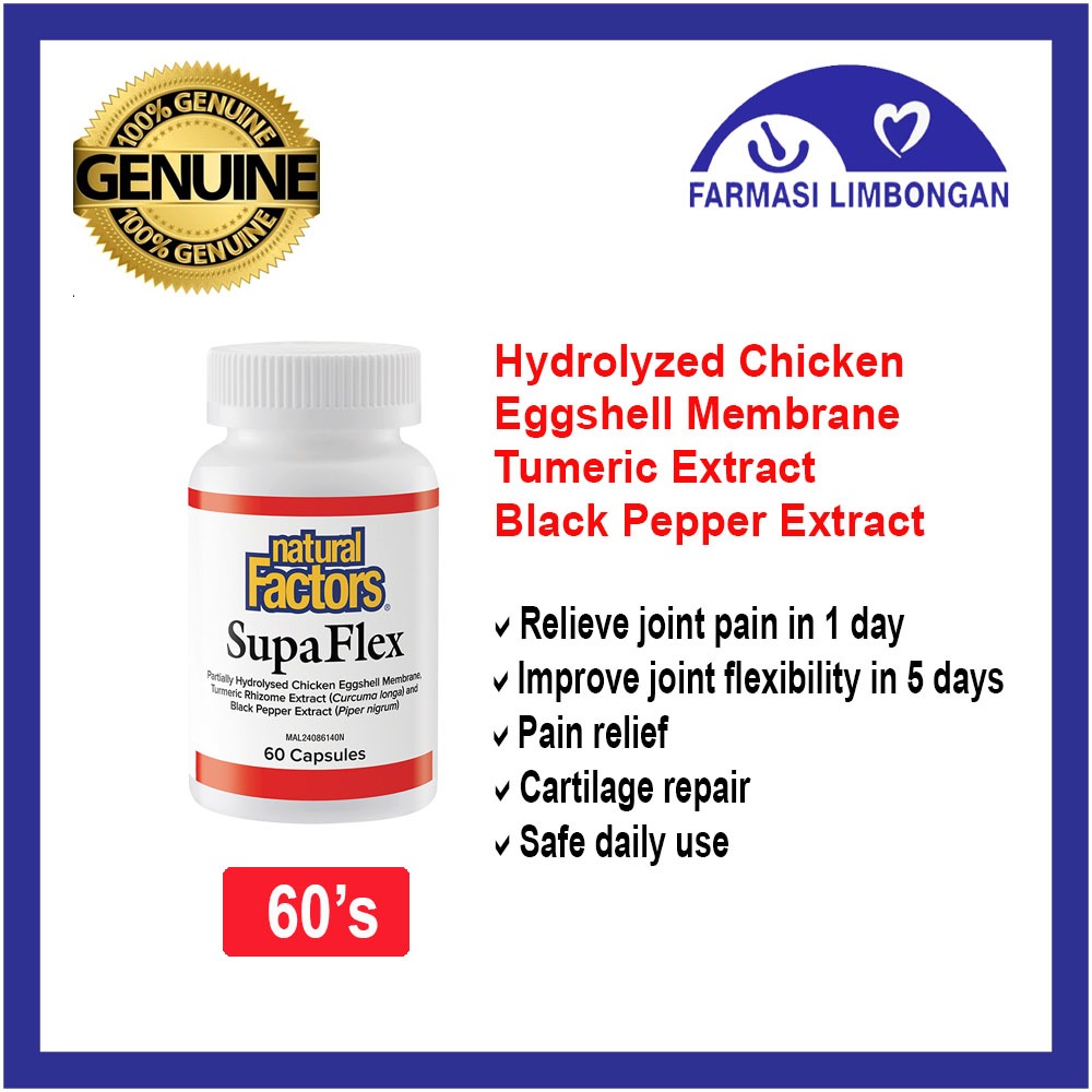 Natural Factors SupaFlex Cap 60's | Shopee Malaysia