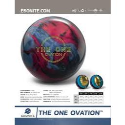 BOWLING - EBONITE THE ONE OVATION HYBRID | Shopee Malaysia