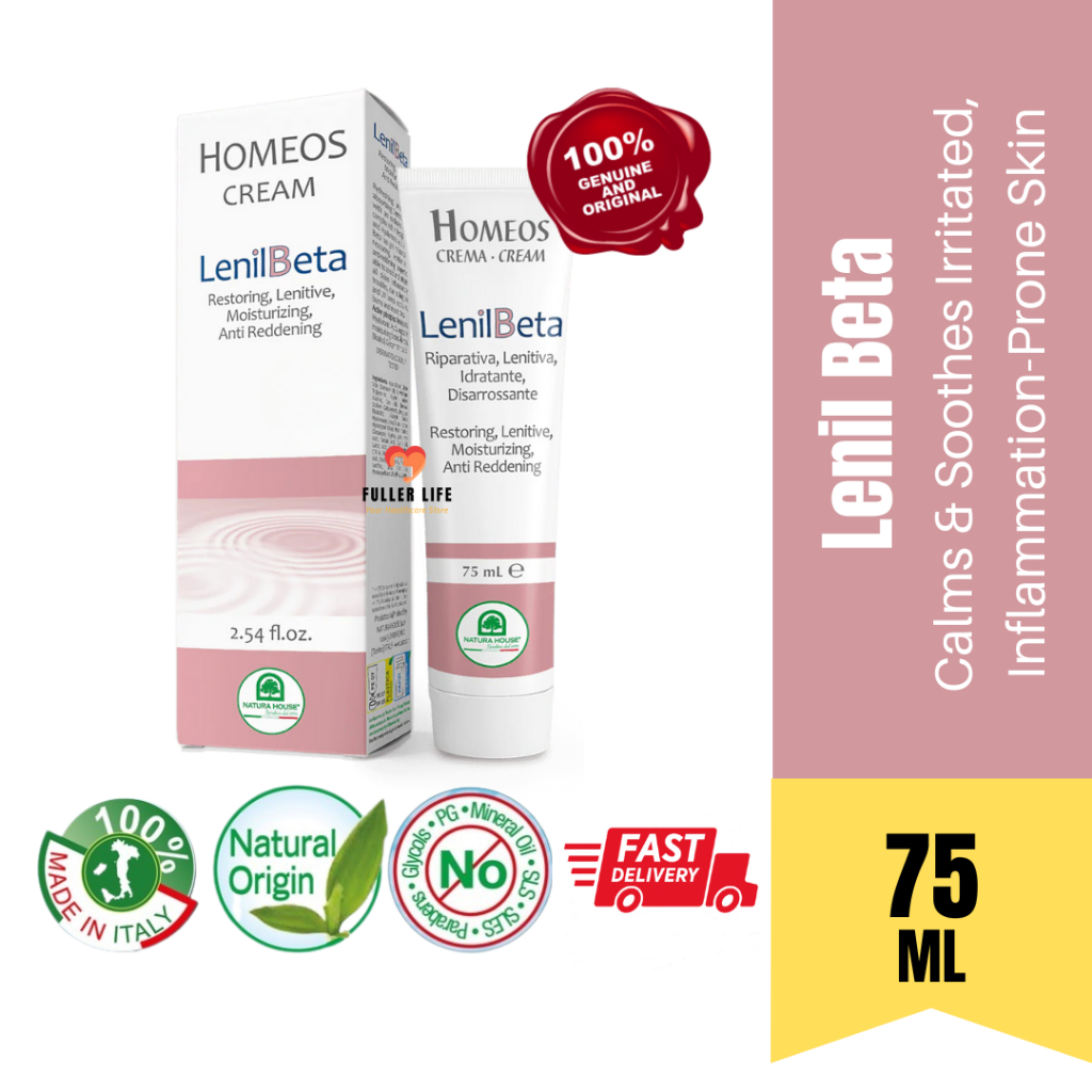 NATURA HOUSE Homeos Cream Lenil Beta | Soothing Cream for Sensitive ...