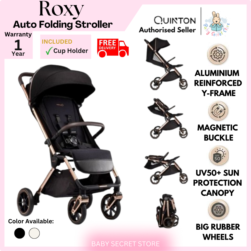 (FREE SHIPPING) Quinton Roxy Auto Fold Compact / Cabin Size Stroller ...