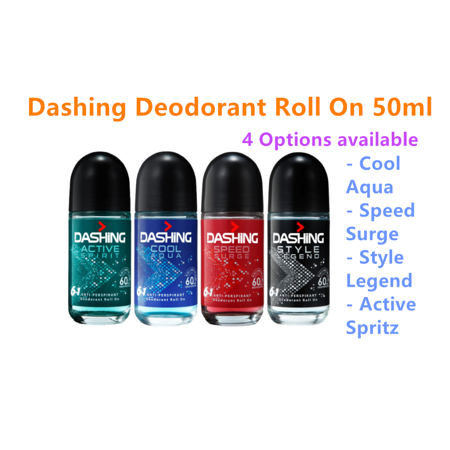 Dashing Deo x Perfume Roll On 50ml [Cool Aqua / Speed Surge / Style ...