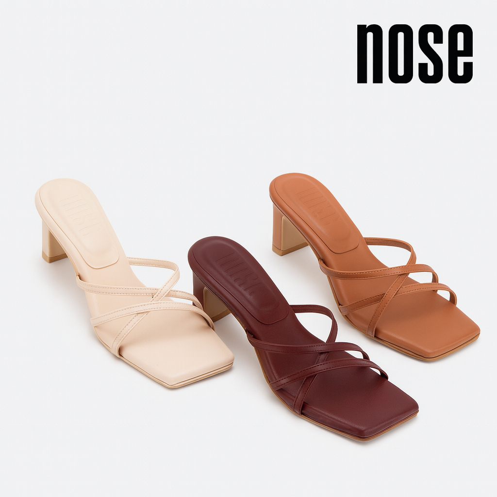 Nose Cloud 9 Strappy CloudFoam Insole Heel Slide Sandal Comfy Shoes ...