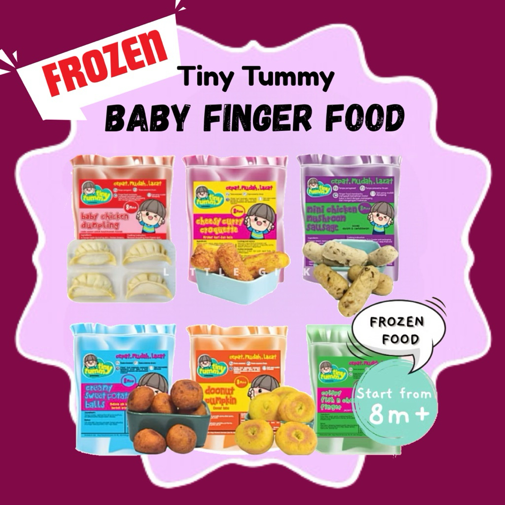 🔥READY STOCK JB🔥TINY TUMMY BABYFOOD - FROZEN Finger Food Baby Makanan ...