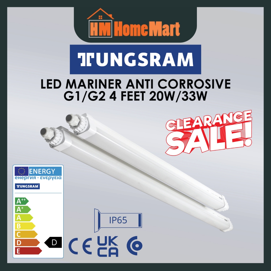 [ CLEARANCE SALE ] TUNGSRAM LED Mariner Anti Corrosive G1/G2 4 Feet 20W ...