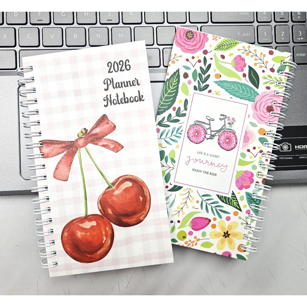 2026 Slim Wire O spiral planner diary week month year planner Journal ...