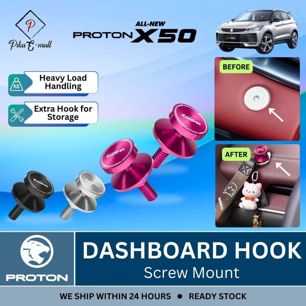 NEW Proton X50 2025 Car Hook Hanger Dashboard Hook Organizer Mini X50 ...