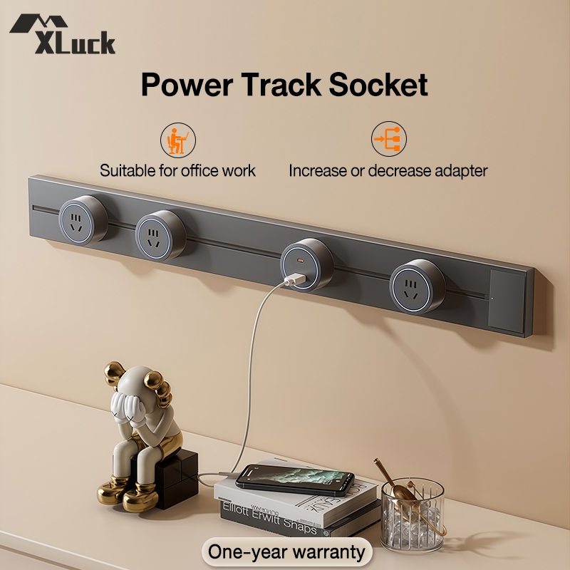 Xluckly Power Track Socket Extension Plug Switch 32A Power Line 8000W ...
