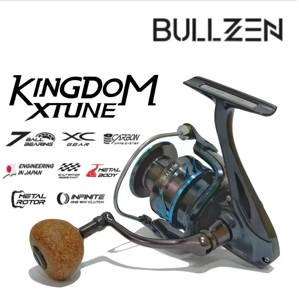 🎉🎉🎉BULLZEN KINGDOM XTUNE THE NEW DESIGN SW SPINNING REEL🎉🎉🎉 | Shopee ...