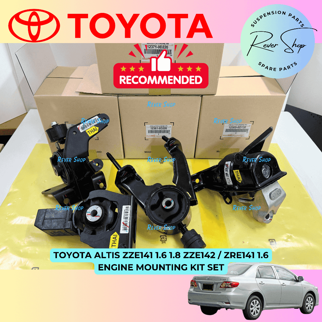 [100% THAILAND] Toyota Altis ZZE141 ZRE141 1.6 1.8 ZZE142 ZRE142 Engine ...