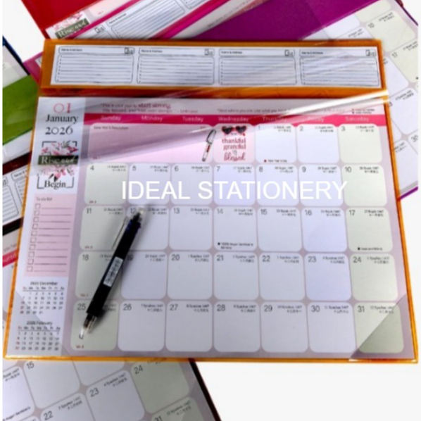 2026 Standard A3 Table Planner Annual Planning (Random Pick Color ...