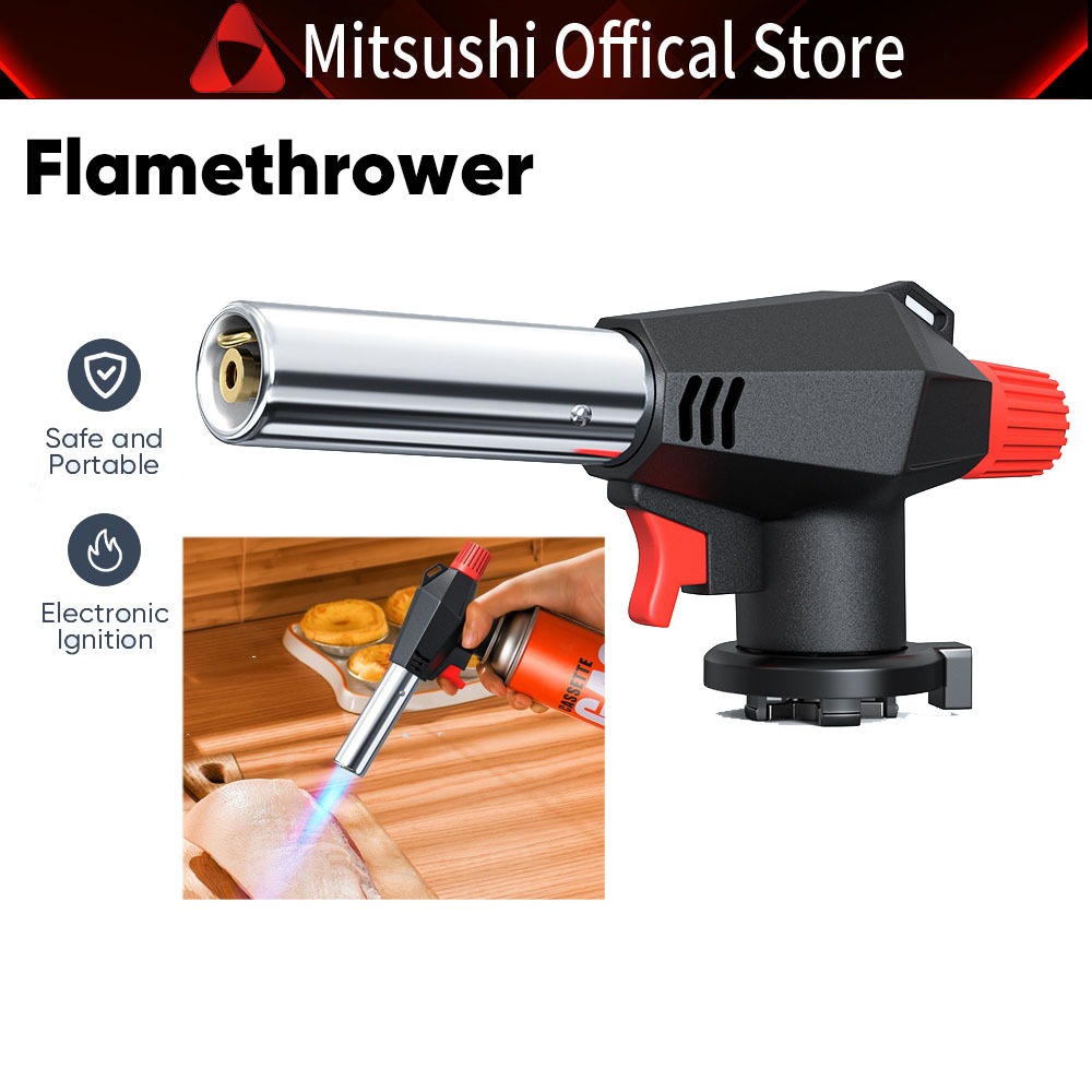 Mitsushi Camping Gas Gun Automatic Butane Burner Gas Flame Gun Welding ...