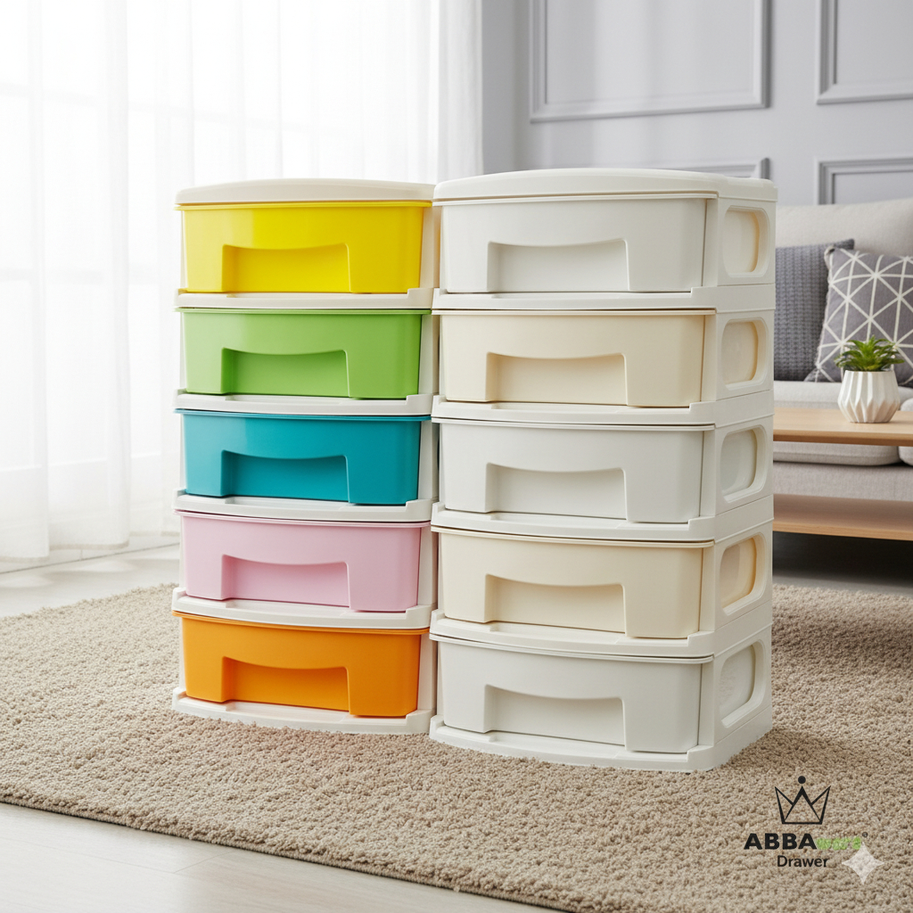 Abbaware Tier Drawer Cabinet Large/Laci Simpanan / Plastik Kabinet ...