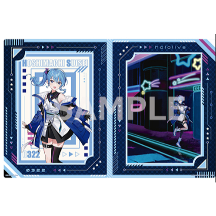 Official Hoshimachi Suisei Postcard Set - Hololive - Cyberpunk Style ...