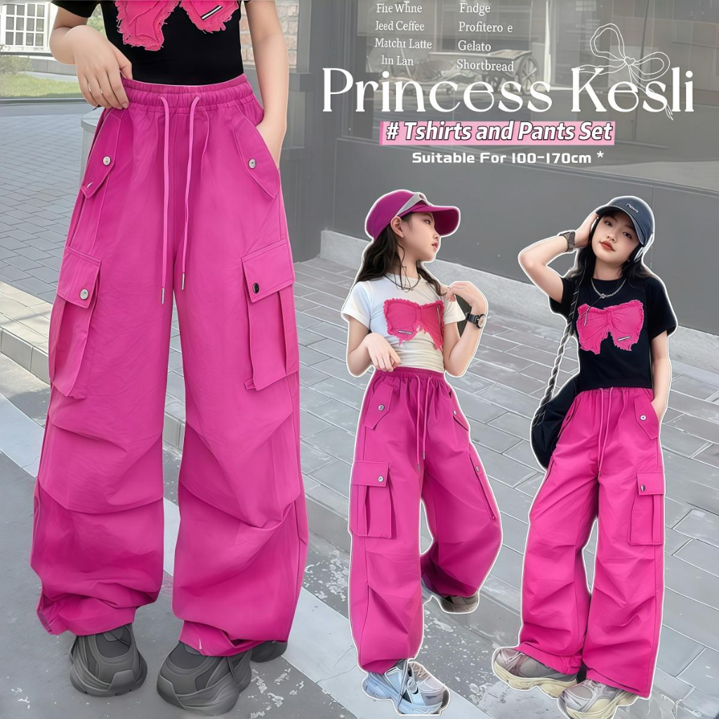 PRINCESS KESLI 2-18 Years Set Baju Budak Kids Girl Baju dan Seluar ...