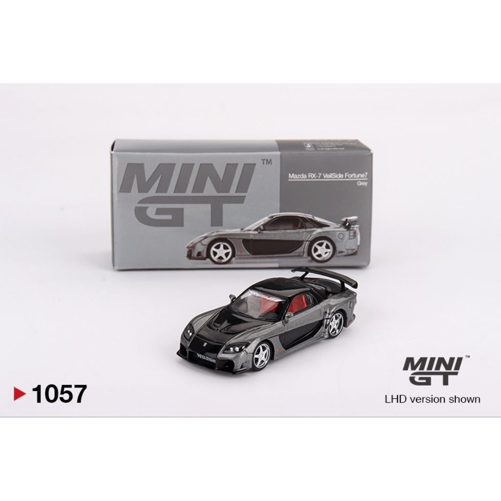 1/64 Mini GT #1057 Mazda RX-7 VeilSide (Fortune Grey) Static Display ...