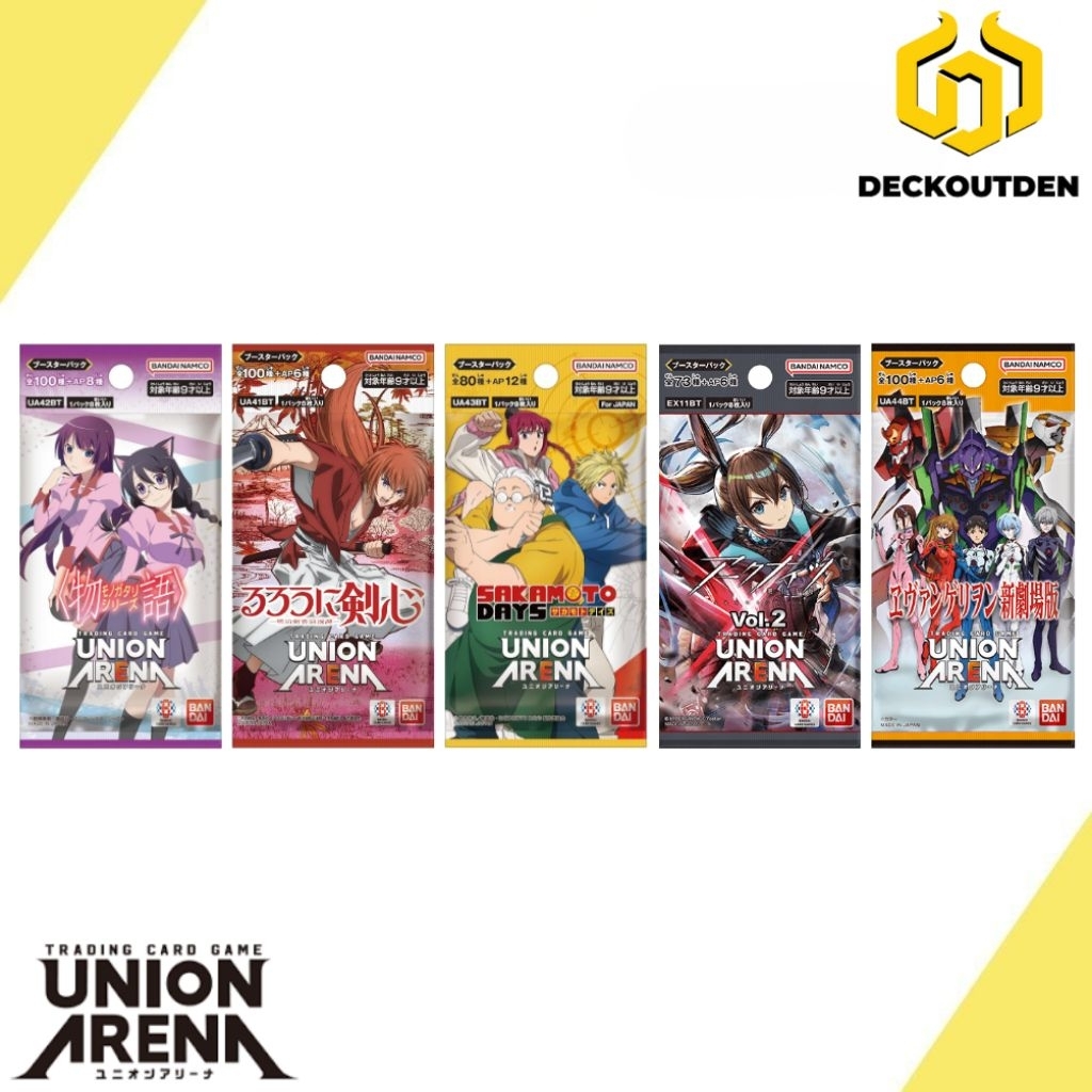 UNION ARENA TCG Pack ( UA41BT / UA42BT / UA43BT / EX11BT / UA44BT ...