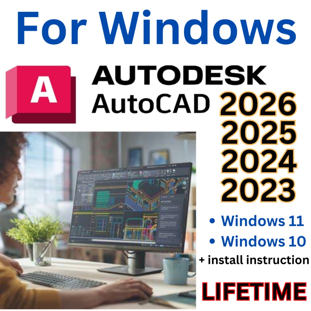 FOR WINDOWS - 2026 ACAD - 3DS MAX - CIVIL 3D - ELECTRICAL - MEP ...