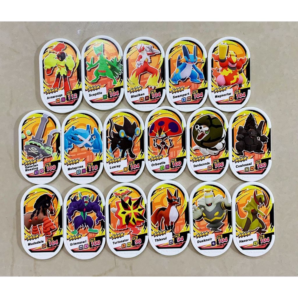 Original Ready Stock Pokemon Mezastar Stardust Version 2 Full Set 2,3,4 ...