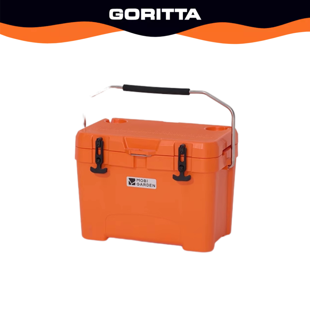 Mobi Garden Glacier Insulated Box 25L -Orange | Portable Outdoor Cooler ...