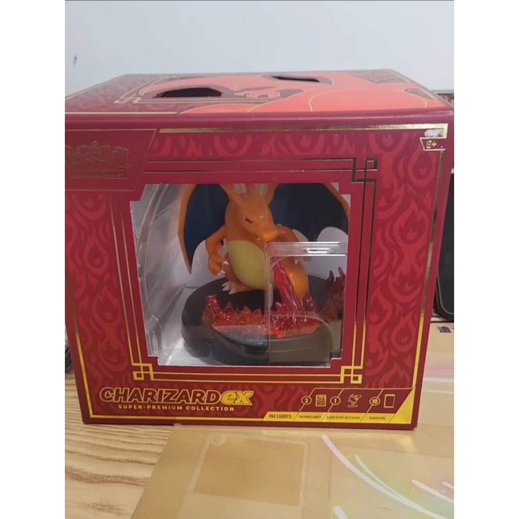 Original Pokemon TCG: Charizard ex Super Premium Collection FIGURE ONLY ...