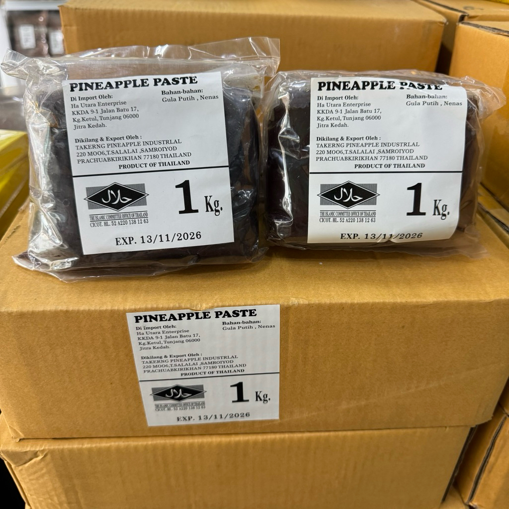 Thailand Takerng Pineapple Paste 1ctn 10kg (1kg x10) Exp: 13/11/2026 | Shopee Malaysia