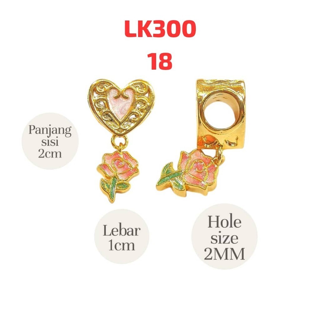 ZA28 Loket Emas 916 Wing Sing 5G Beads LOVE SWAN Kerawang 916 Limited ...