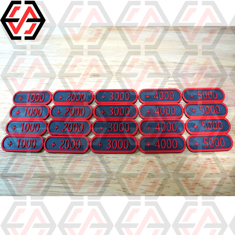 +1K +2K +3K +4K +5K Power Tokens / Counters Health Damage for Pokemon ...