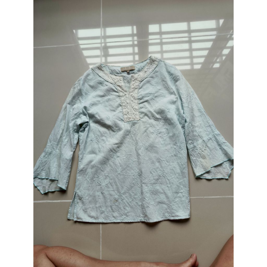 Cotton Blouse (Preloved) | Shopee Malaysia
