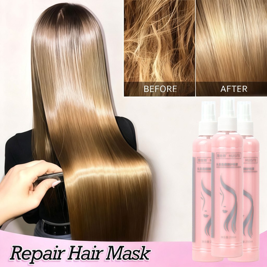 Leave-in Hair Conditioner Spray 250ml, Hair Mask for Dry Hair, Hair ...
