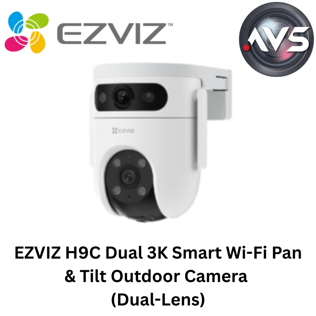 EZVIZ H9C Dual 3K Smart Wi-Fi Pan & Tilt Outdoor Camera (Dual-Lens ...