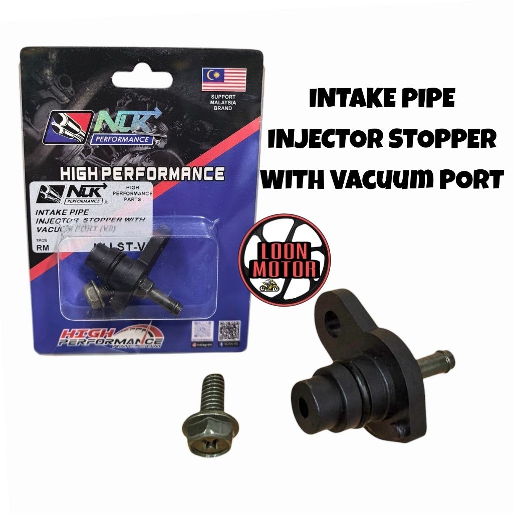NLK PERFORMANCE INTAKE PIPE INJECTOR STOPPER WITH VACUUM PORT Y15ZR ...