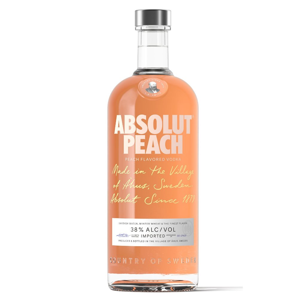 Absolut Peach Vodka 1000ML | Shopee Malaysia
