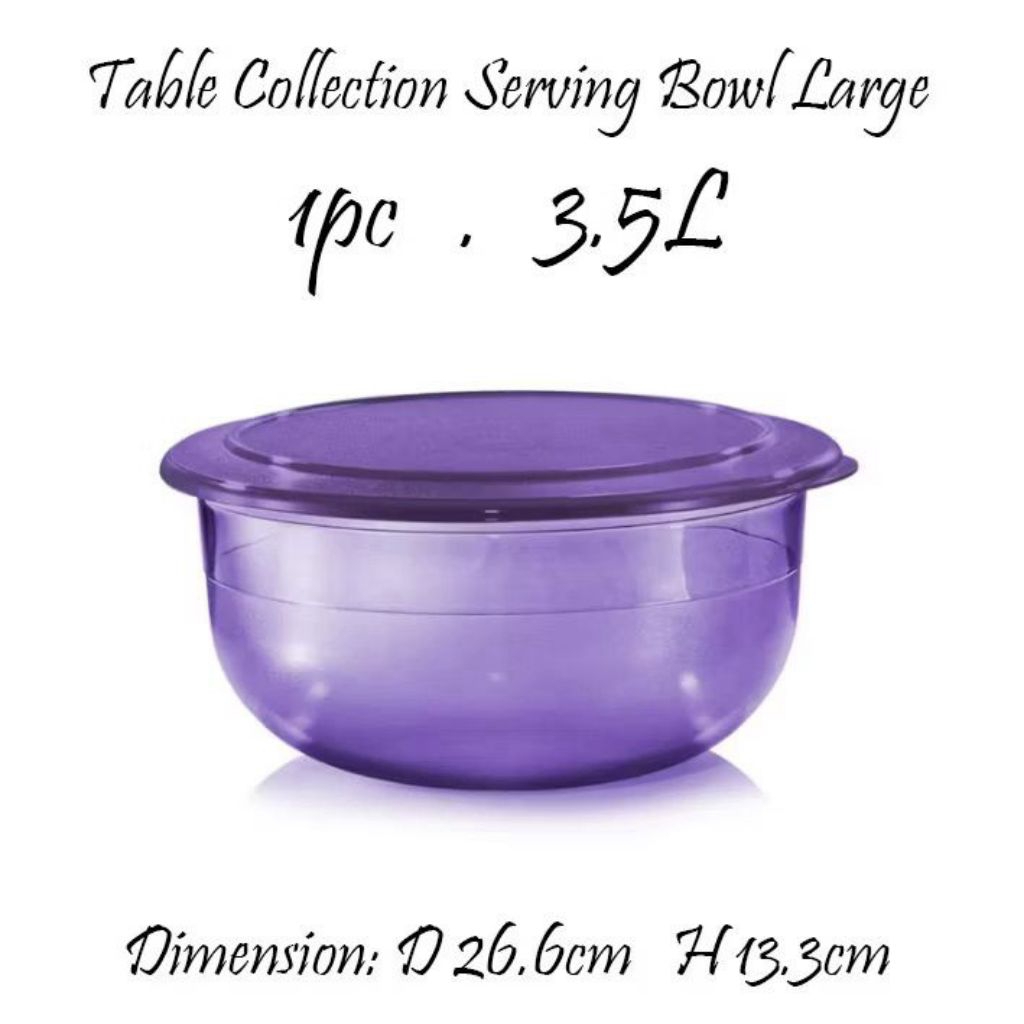 Tupperware Table Collection Serving TC Bowl Large 3.5L | Shopee Malaysia