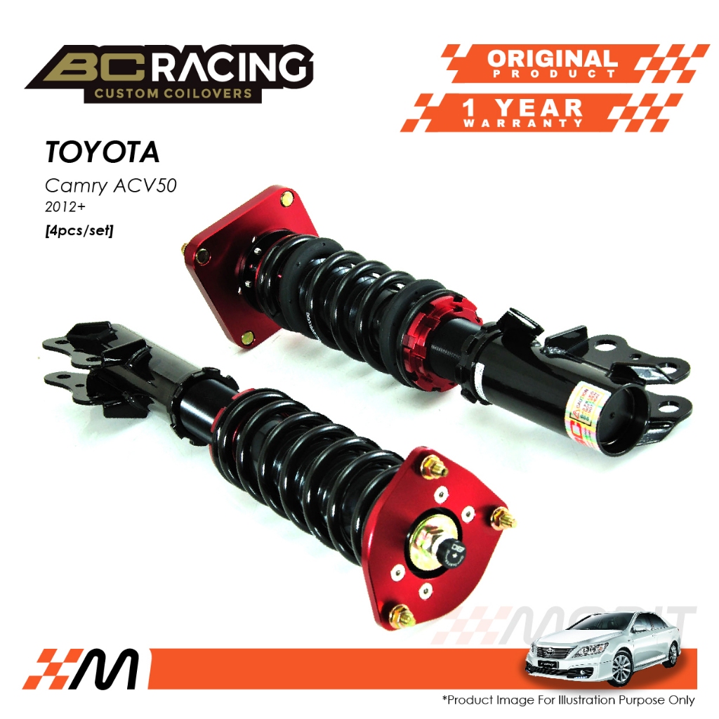 Toyota Camry ACV50 2012+ - BC Racing V1 Fully Adjustable Suspension ...