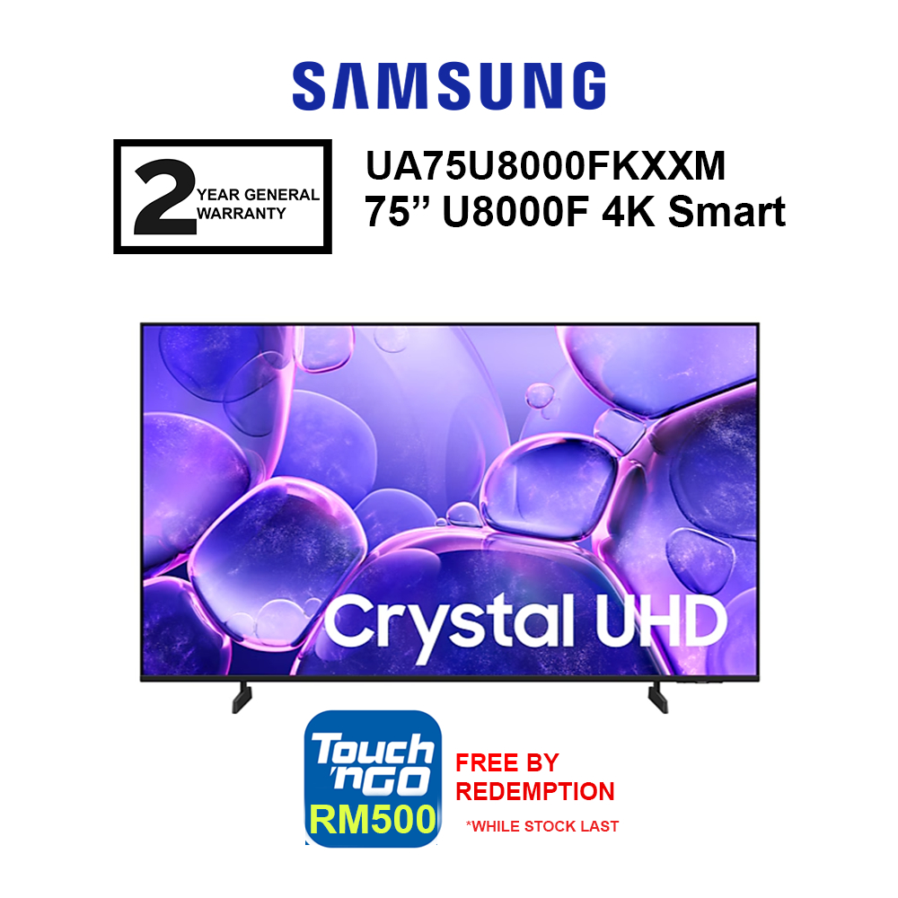 Samsung 75'' UA75U8000FKXXM Crystal UHD U8000F 4K Smart TV (2025 ...