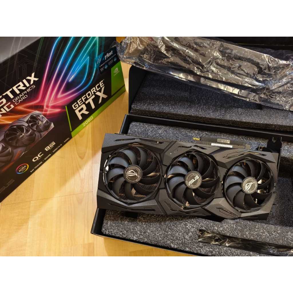 Rog Strix Gaming Graphic Card RTX 2080 8GB Full Set With Box | Used ...
