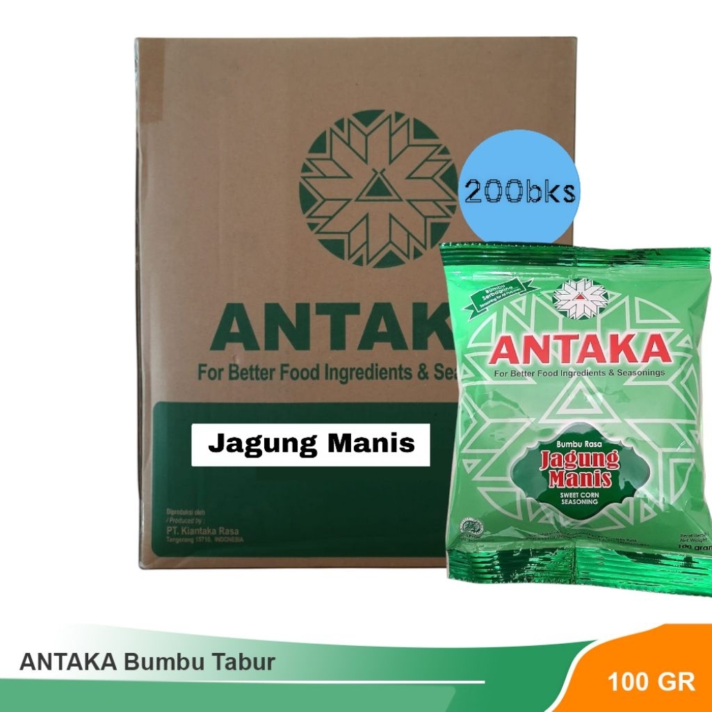 Antaka Jagung Manis bumbu tabur serbaguna 100g(Kemasan karton) | Shopee ...
