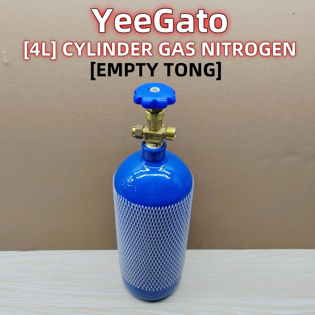 [4L] CYLINDER GAS NITROGEN/OXYGEN EMPTY TANK HVAC WELDING HEAVY DUTY ...