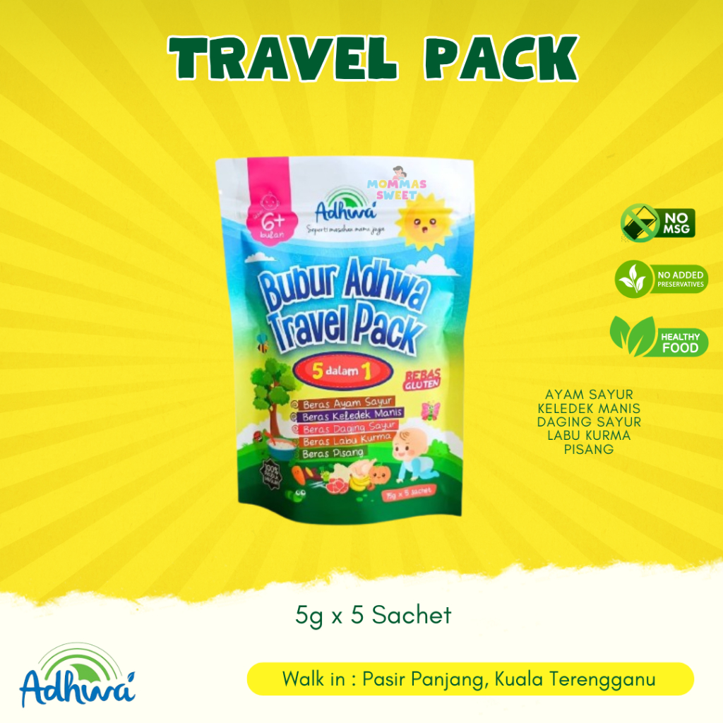 ADHWA TRAVEL PACK BUBUR | TRAVEL PACK OAT | Shopee Malaysia
