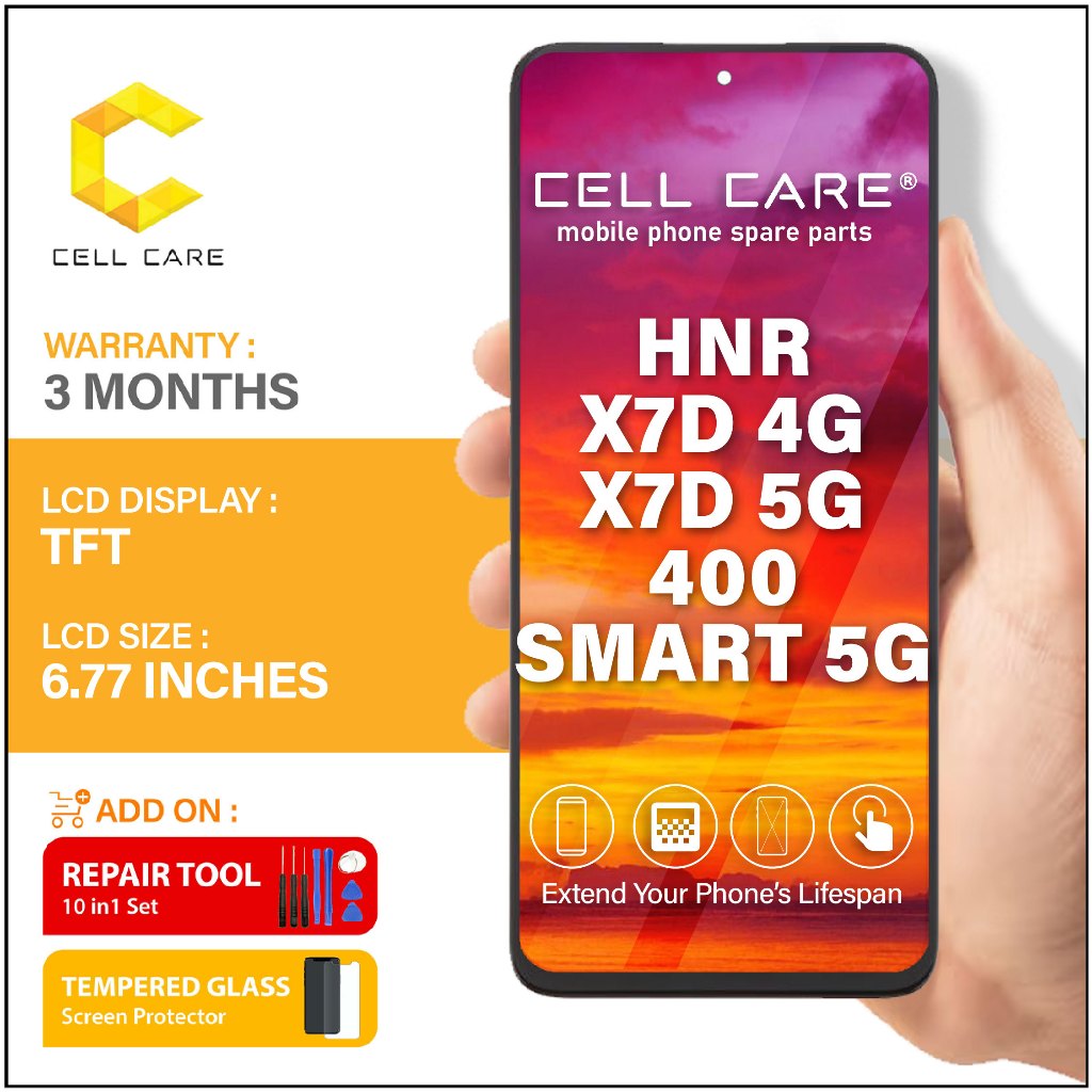 LCD For HONOR X7D 4G LGN-LX2 / HONOR X7D 5G LGN-NX1 / HONOR 400 SMART ...