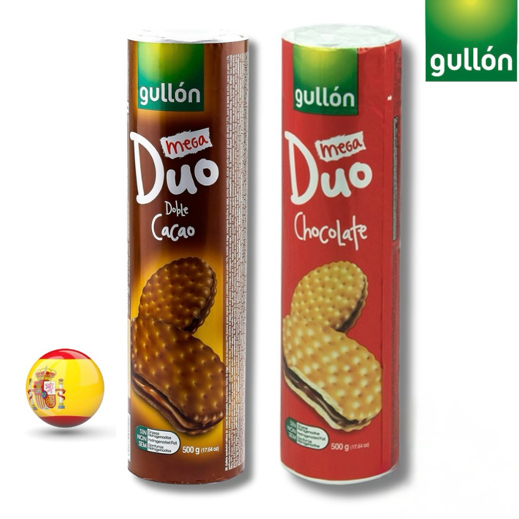 Gullón Mega Duo Biscuit 500g | Doble Cacao / Chocolate Cream Sandwich ...