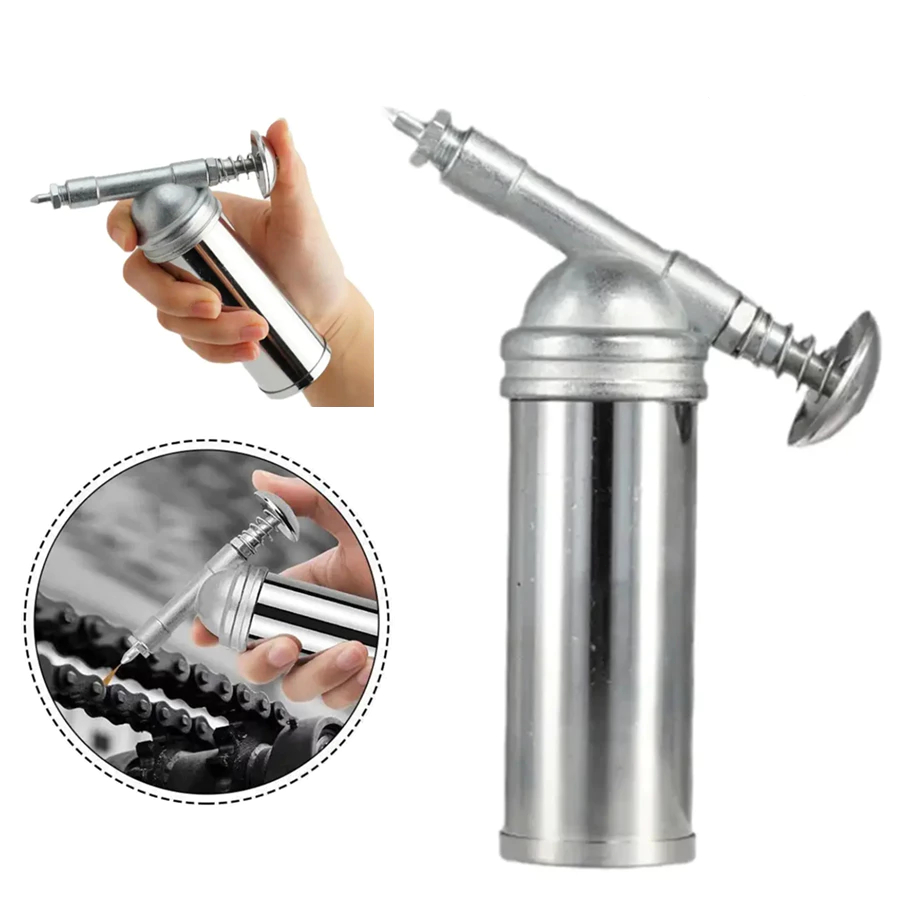 Heavy Duty 80cc High Pressure Nozzle Mini Manual Grease Gun Oiler Push ...