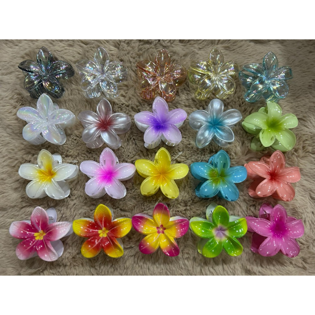 KLIP RAMBUT BUNGA KEMBOJA 8CM | Shopee Malaysia