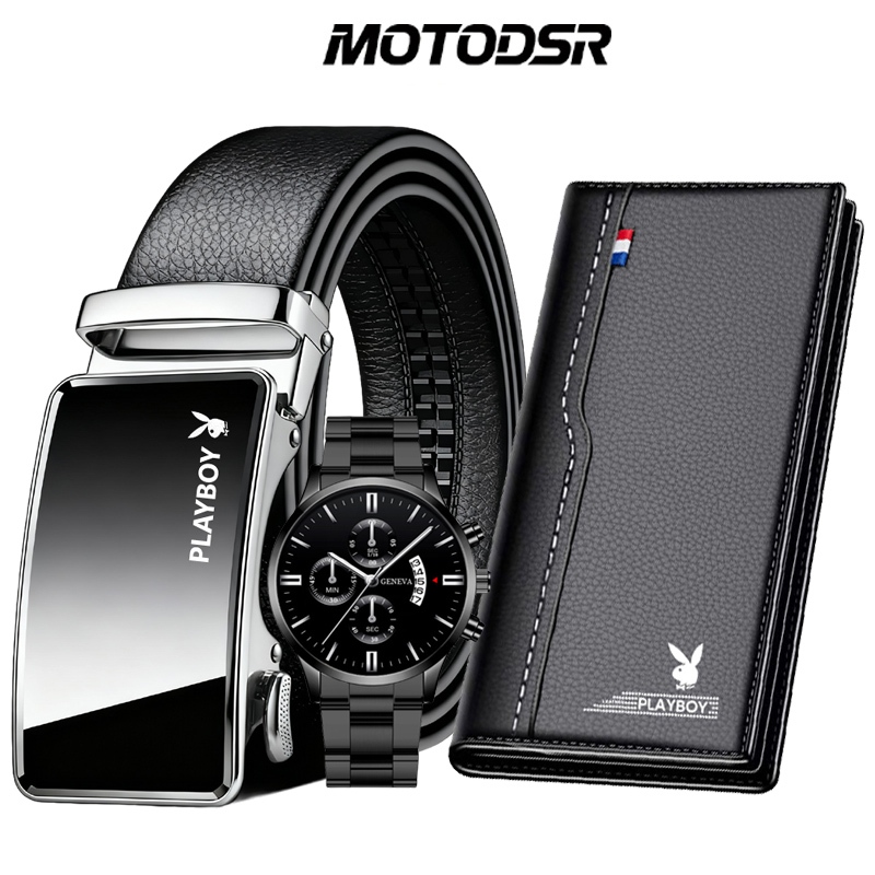 Men Belt Automatic Buckle Adjustable Waist Belt | Shopee Malaysia