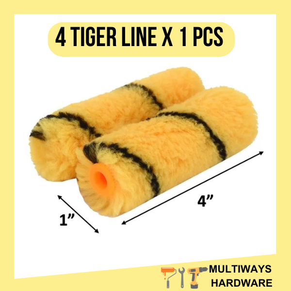【READY STOCK】(1 PCS ) Penggelek Cat Harimau 4" / 100mm – Untuk Cat ...